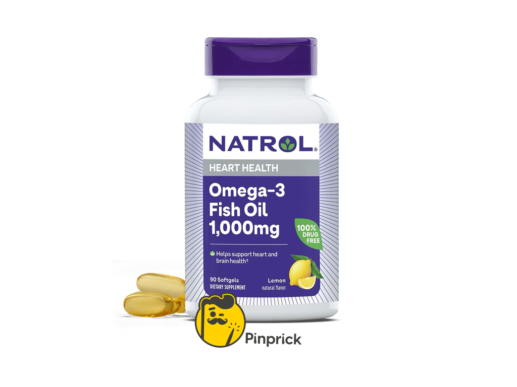 Natrol® | 90 softgels - Omega-3 Fish Oil 1000mg - Pinprick